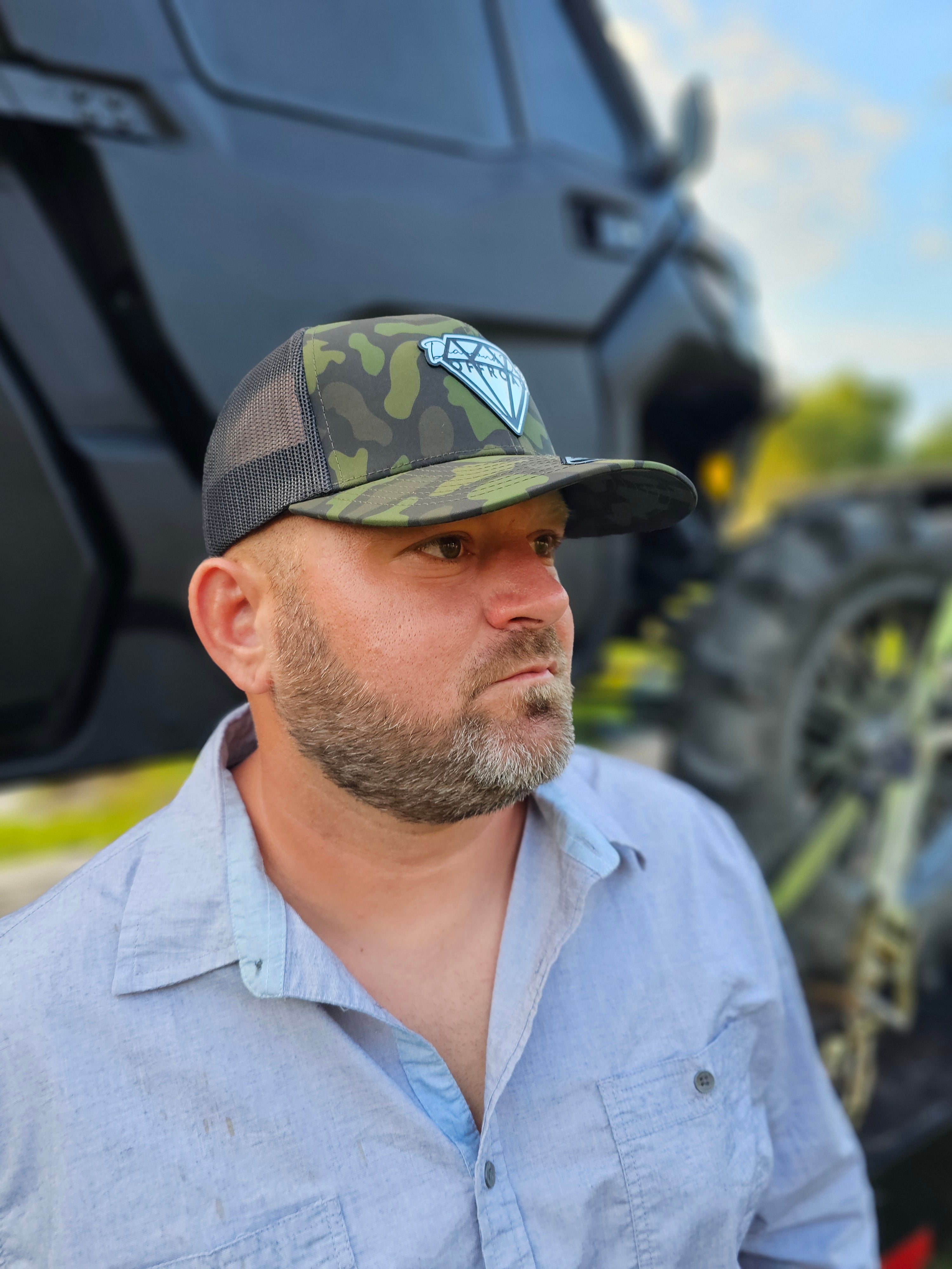 Camo green DIAMOND DUST hat – Diamond Dust Offroad